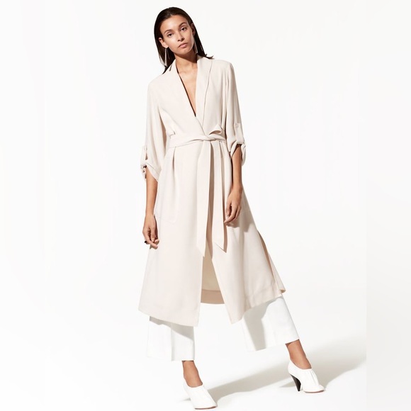 Aritzia | Jackets & Coats | Aritzia Babaton Kahlo Robe In Bone | Poshmark